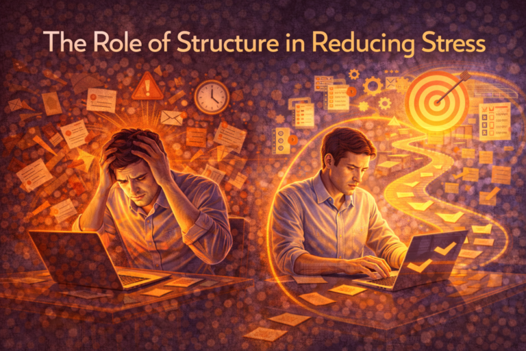 The Role of Structure in Reducing Stress - worklifeclarity.com